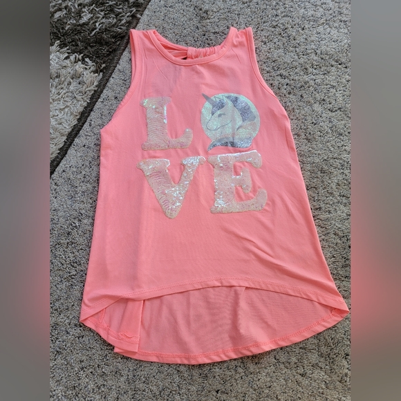 btween | Shirts & Tops | Btween Girls Orange Tank Size 8 | Poshmark